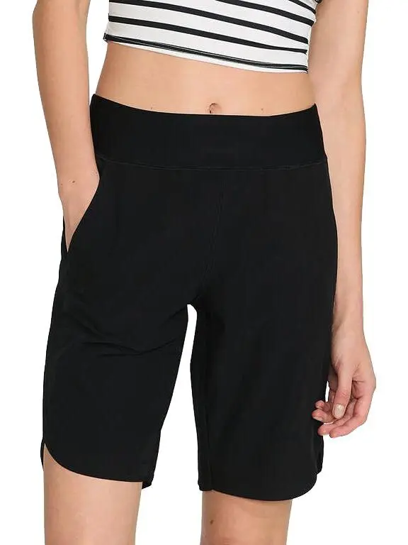 LANDS' END 9" Quick Dry Board Shorts - Black