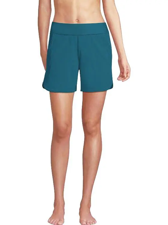 LANDS' END 9" Quick Dry Board Shorts - Paradise Teal
