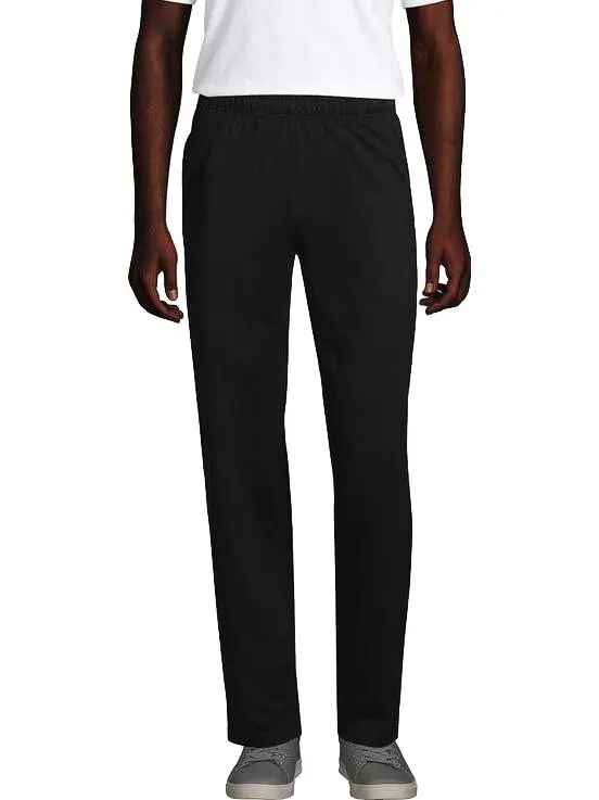 LANDS' END Jersey Knit Pant - Black