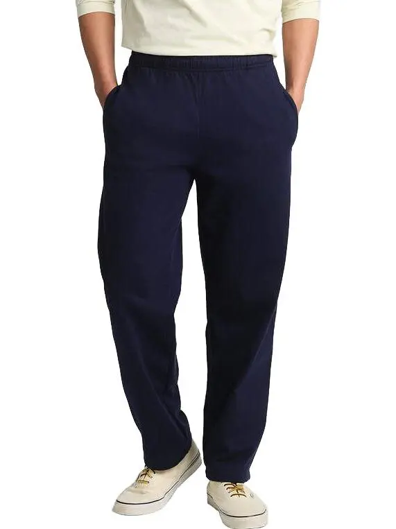 LANDS' END Jersey Knit Pant - Radiant Navy