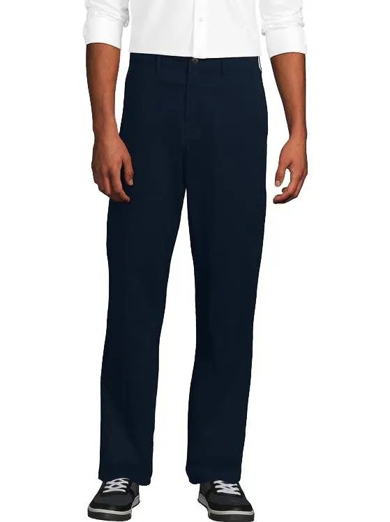 LANDS' END Knockabout Comfort Waist Classic Fit Chino Pant - Radiant Navy