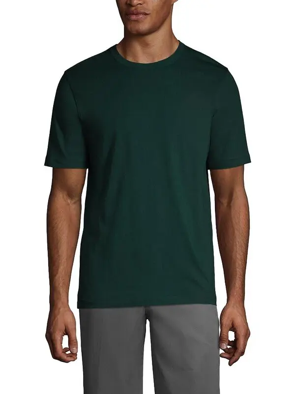 LANDS' END School Uniform Short Sleeve Essential T-shirt - Evergreen