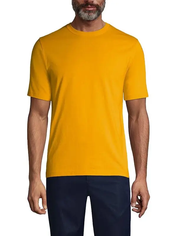 LANDS' END School Uniform Short Sleeve Essential T-shirt - Racing Yellow