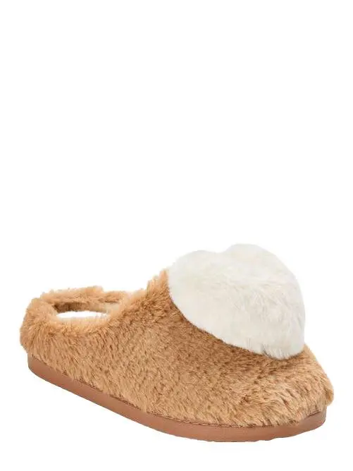 DEARFOAMS Rosie Furry Icon Clog Slipper - Latte