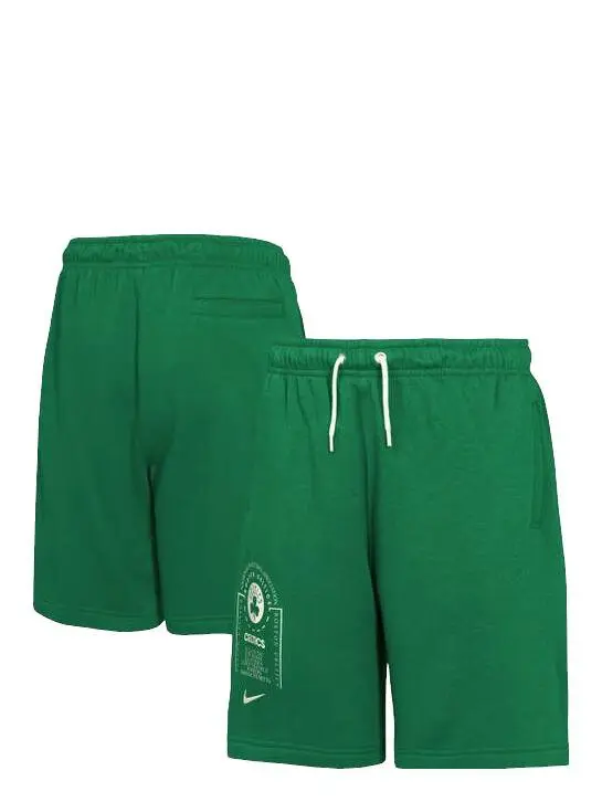 Nike Boston Celtics Courtside Club Fleece Shorts - Kelly Green