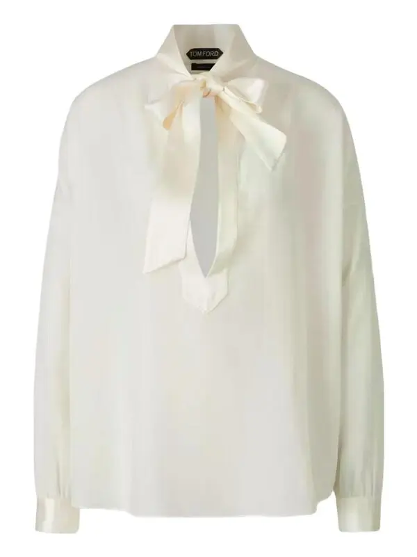 TOM FORD Long-sleeve Blouse - White