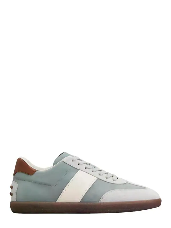 TOD'S Stripe Detail Sneakers - Blue