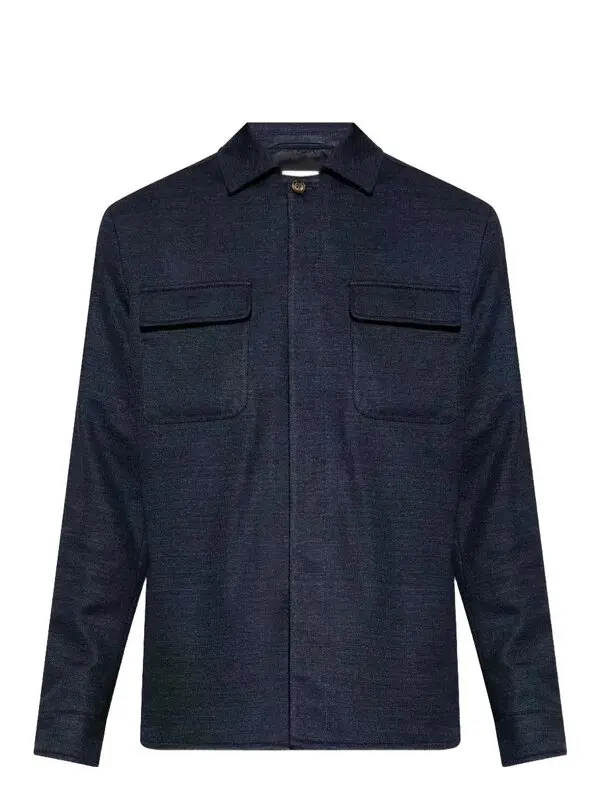 Eleventy Pocket Jacket - Blue