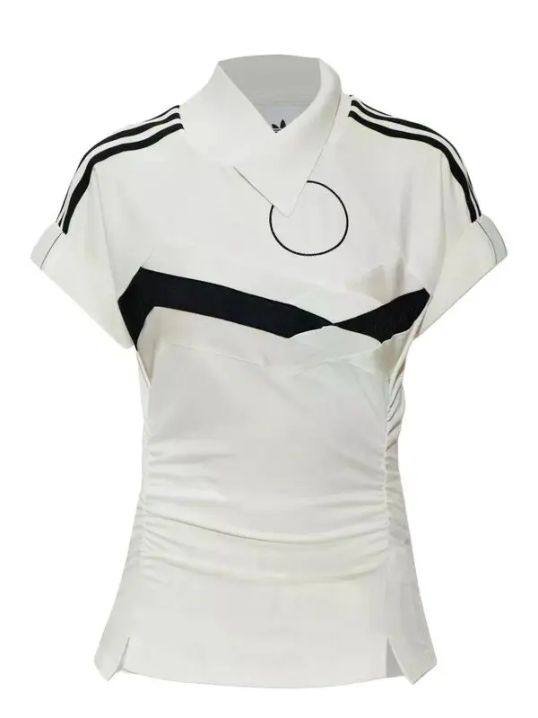 Adidas Three-stripe-sleeve T-shirt - White