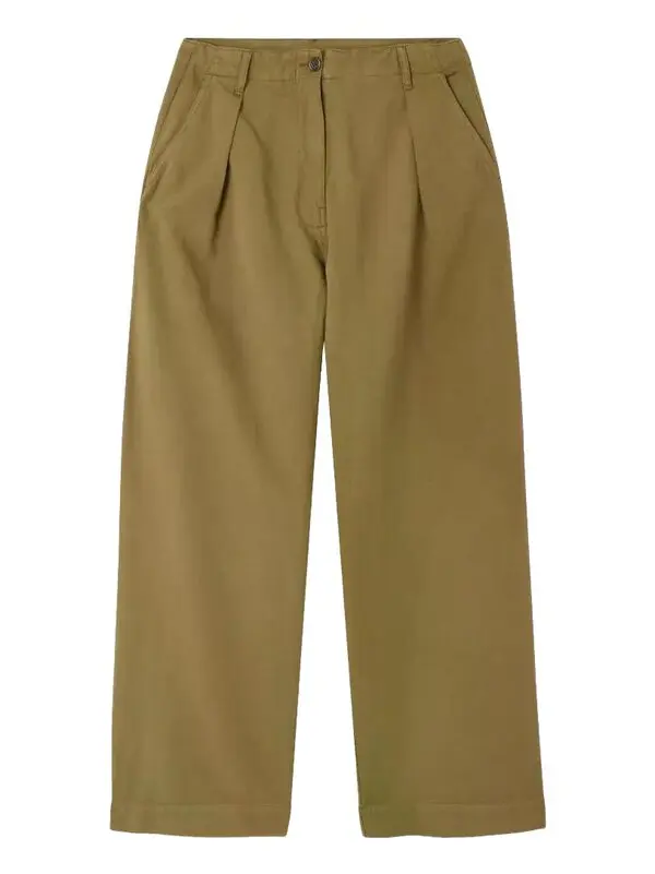 American Vintage Pleated Trousers - Brown
