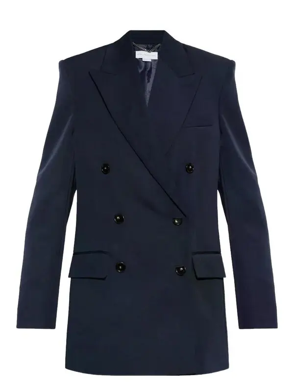Stella McCartney Buttoned Double-breasted Jacket - Blue