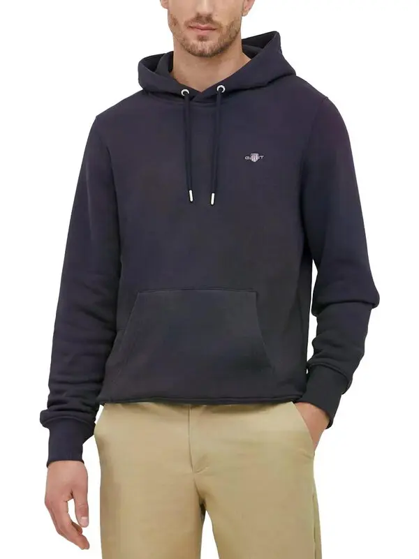 Gant Shield Logo Hoodie - Blue