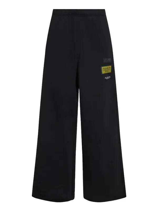 MAISON MARGIELA Elasticated Patch Pocket Trousers - Black