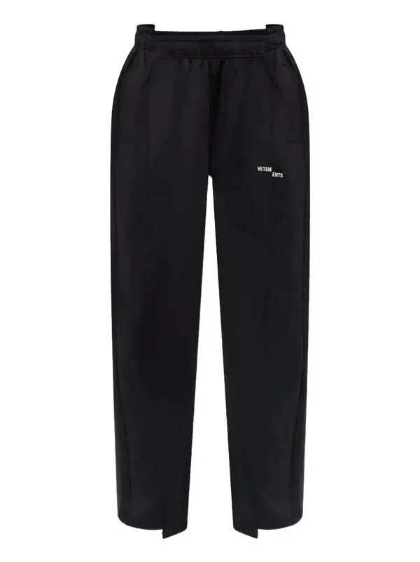 Vetements Logo-print Track Pants - Black