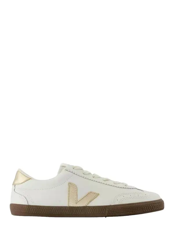 VEJA Smooth Leather Volley Sneakers - White