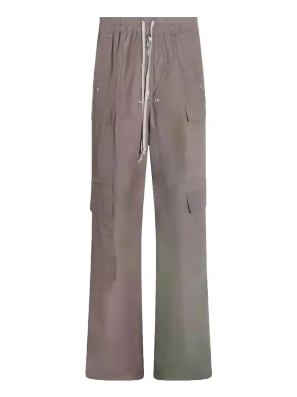 Rick Owens Cargo-pocket Drawstring Trousers - Neutrals