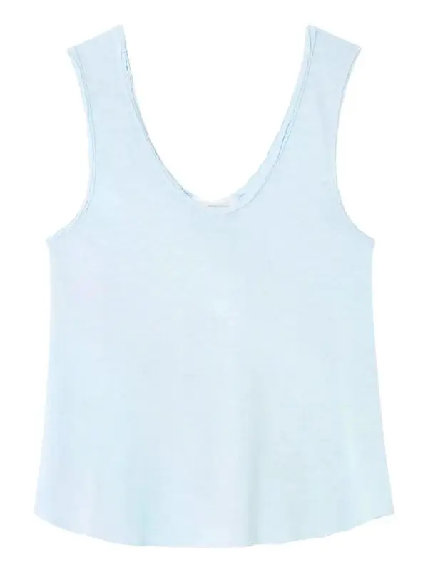 American Vintage Scoop Neck Tank Top - Blue