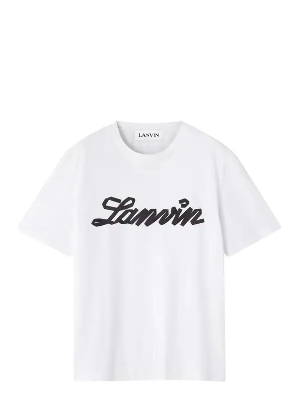LANVIN Logo-print T-shirt - White