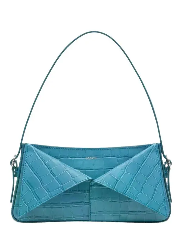 Coperni Crocodile-effect Belt Handbag - Blue