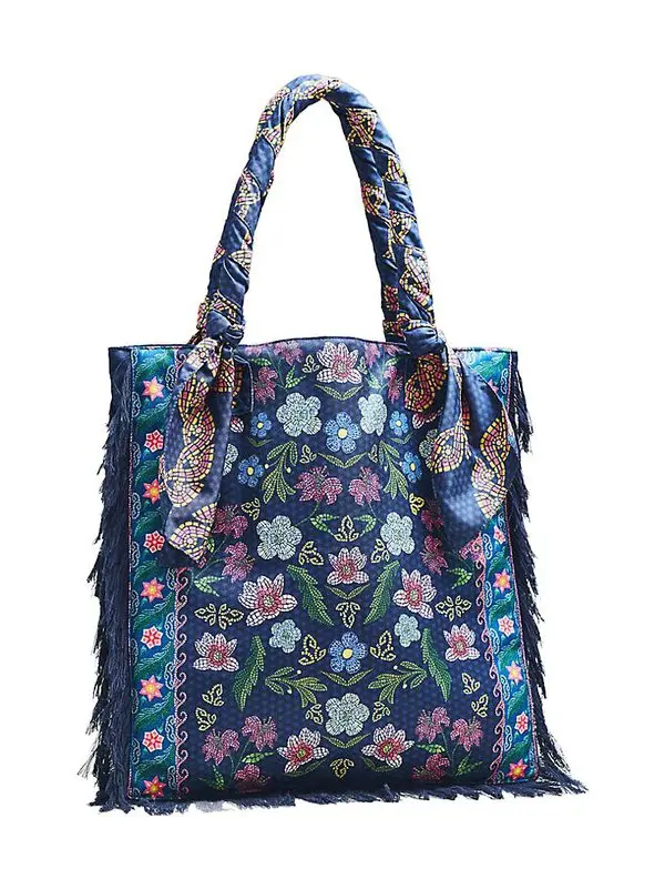 Agua Bendita Rania Tote Bag - Dark Floral