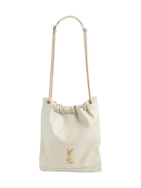 Saint Laurent Jamie 4.3 Patchwork Leather Shoulder Bag - Cream Soft
