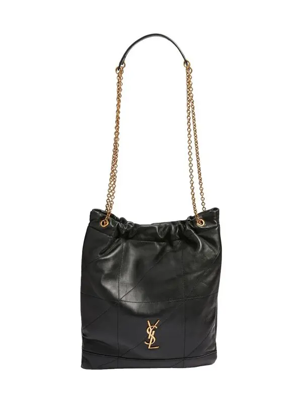 Saint Laurent Jamie 4.3 Patchwork Leather Shoulder Bag - Nero