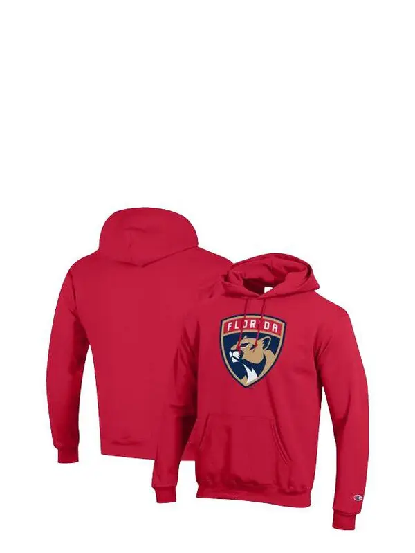Champion Florida Panthers Primary Logo 1-hit Pullover Hoodie - Red