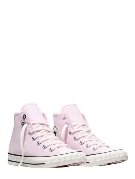 CONVERSE Chuck Taylor All Star Hearts Canvas High Top Sneaker - New Found Bloom/egret