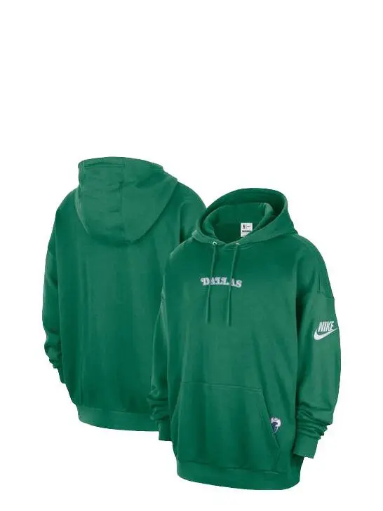Nike Dallas Mavericks Classic Edition Hardwood Classics Premium Club Heavyweight Fleece Hoodie - Green