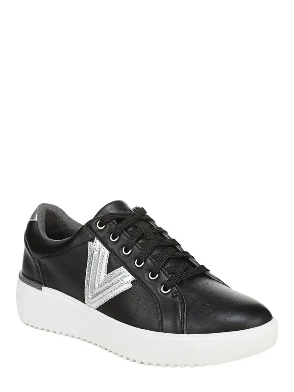 Vionic Kearny 2.0 Platform Sneakers - Black/silver