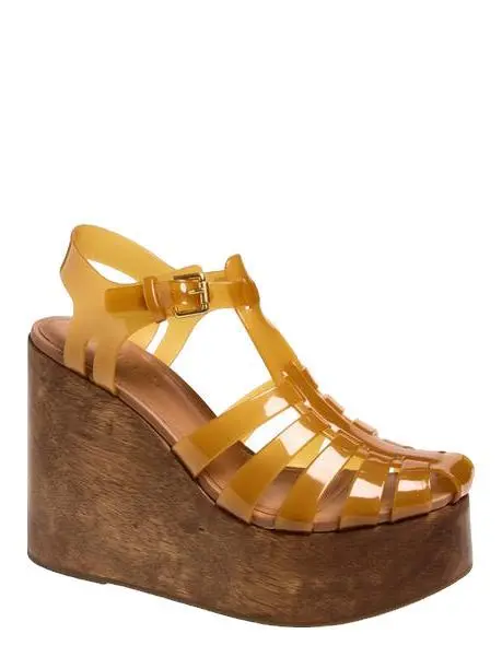Farm Rio Fisherman Jelly Wedge Sandal - Ammonite
