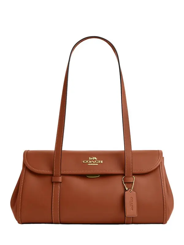 COACH OUTLET Coach® Bridget Flap Shoulder Bag - Gold/tan