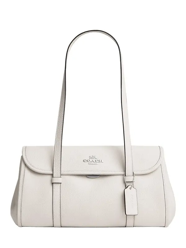 COACH OUTLET Coach® Bridget Flap Shoulder Bag - Silver/chalk