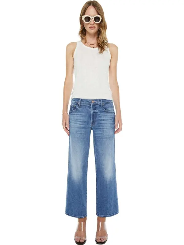 MOTHER The Mid Rise Maven Ankle Jeans - Blue