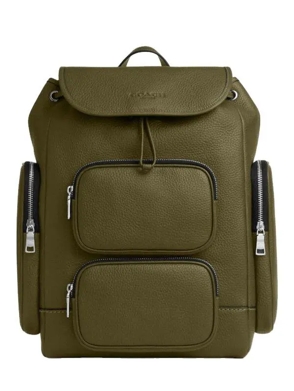 COACH® Finn Backpack - Silver/olive
