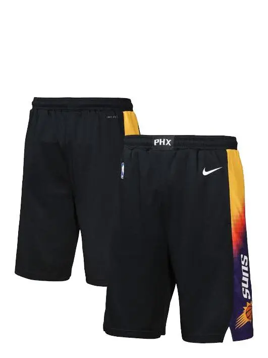 Nike Youth Phoenix Suns 2025/26 City Edition Swingman Performance Shorts - Black