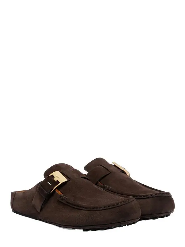 TOD'S Suede Loafers - Brown