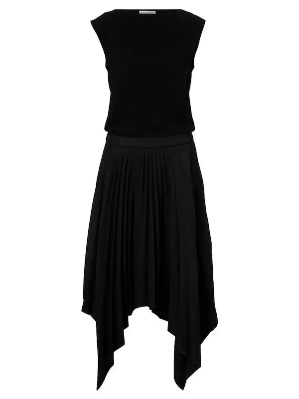 Acne Studios Duba Midi Dress - Black