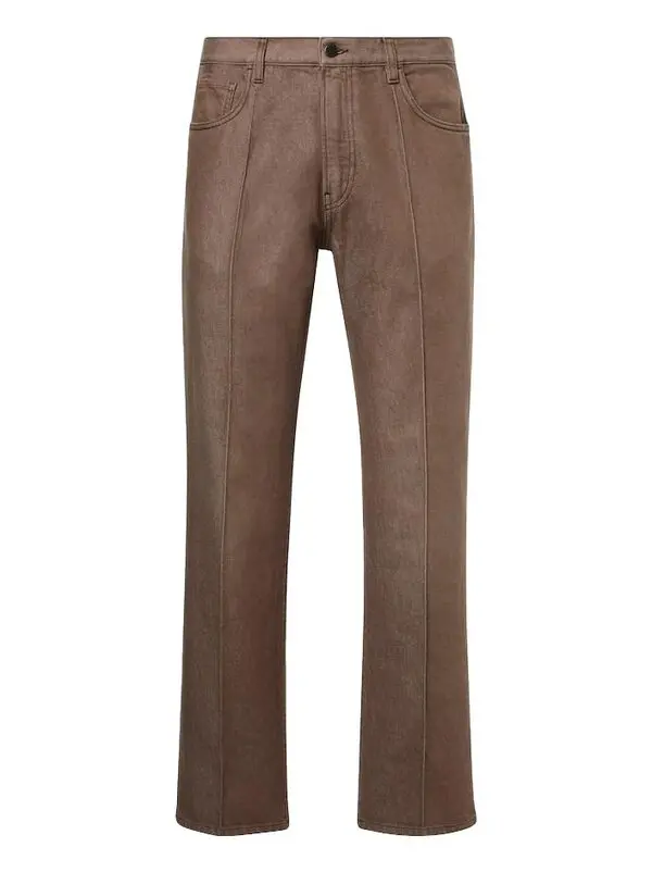 Prada Straight Leg Jeans - Brown