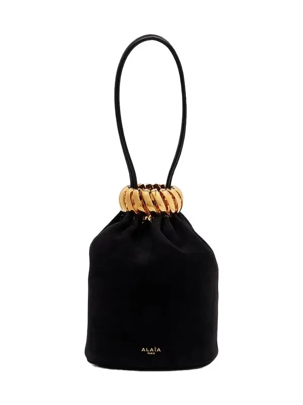 Alaïa Motion Mini Embellished Top-handle Bag - Black