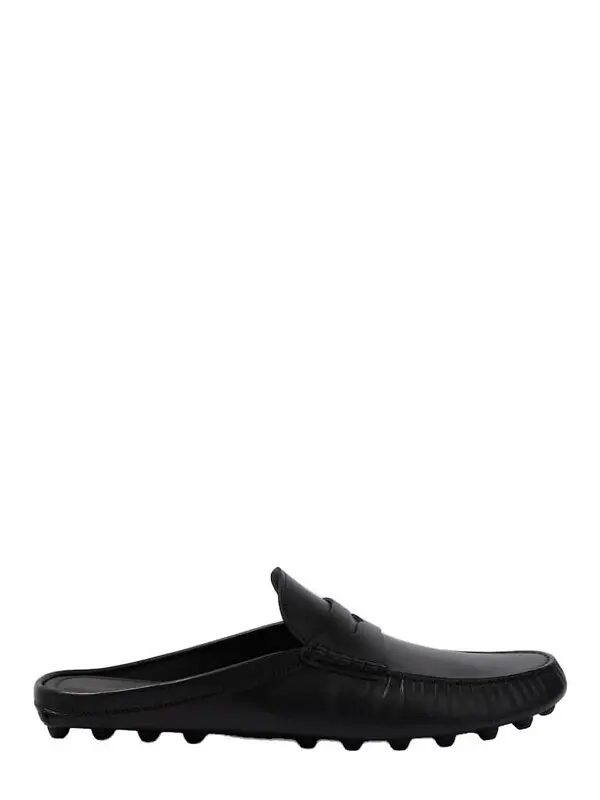 TOD'S Leather Mules - Black