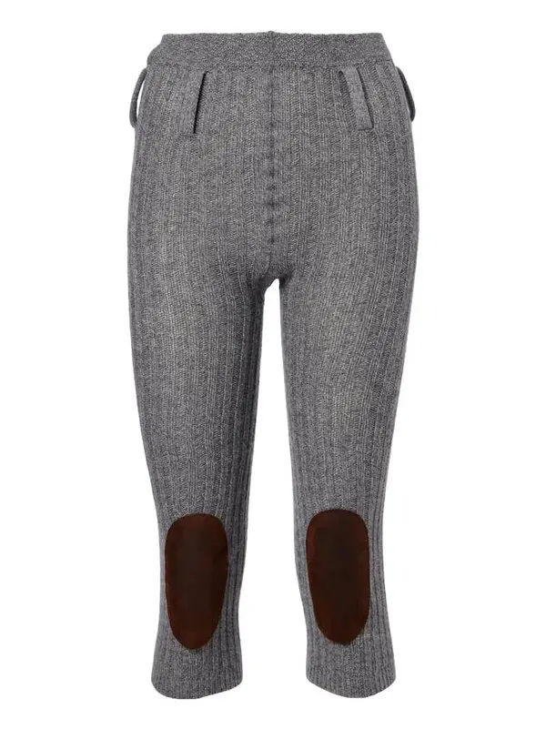 Prada Wool And Cashmere Capri Pants - Grey