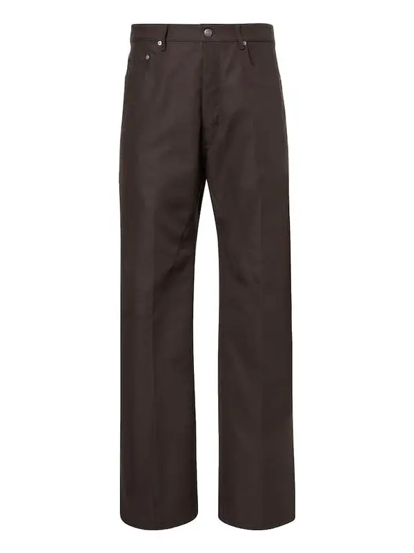 Rick Owens Geth Wide-leg Jeans - Brown