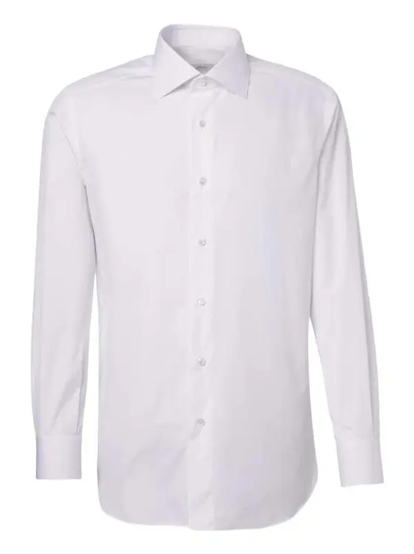 Brioni William Cotton Shirt - White