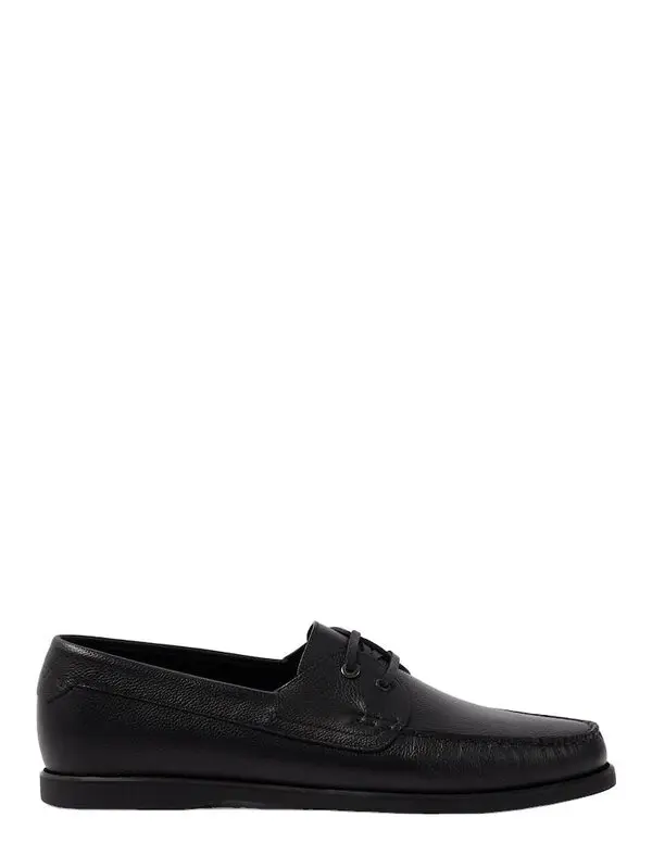 Brioni Leather Loafers - Black