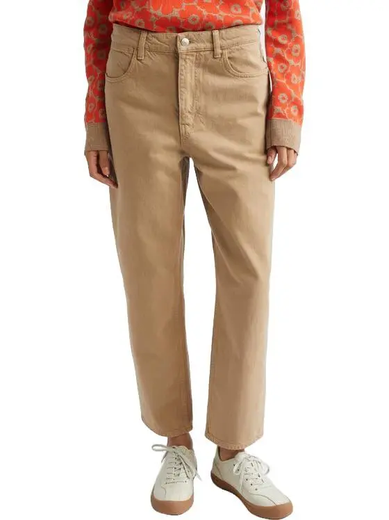 Marimekko High-waist Barrel Jeans - Brown