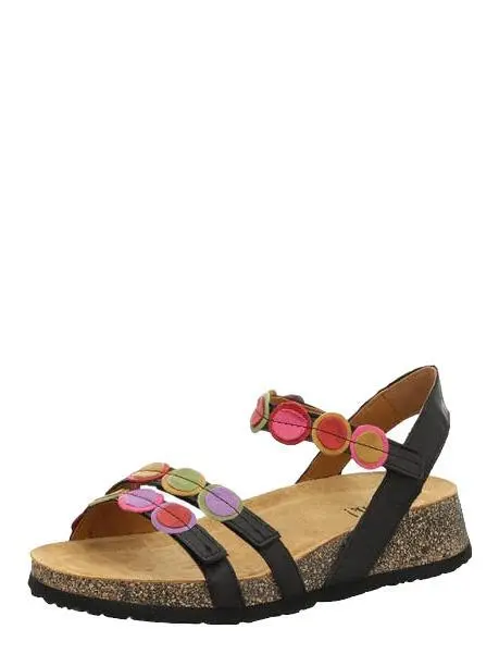 Think! Koak Ankle Strap Sandal - Black/kombi