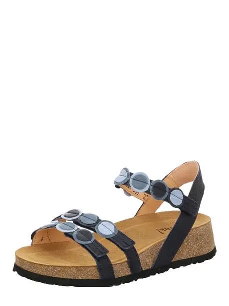 Think! Koak Ankle Strap Sandal - Navy/kombi