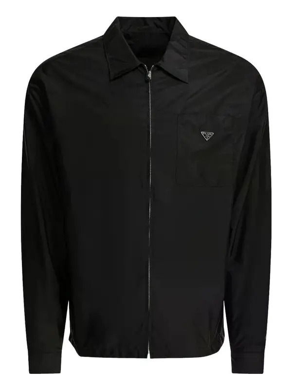Prada Triangle-logo Jacket - Black
