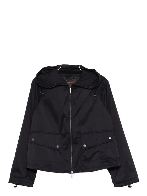 Emporio Armani Nylon Blouson Jacket - Blue